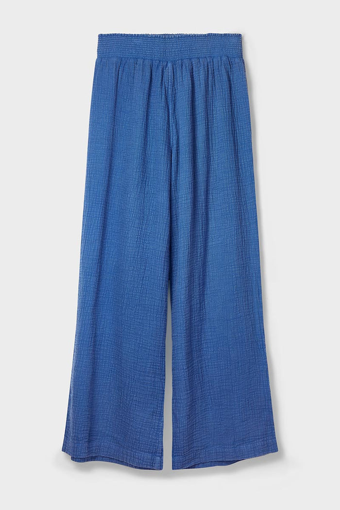 Stephanie Cotton Trousers Indigo