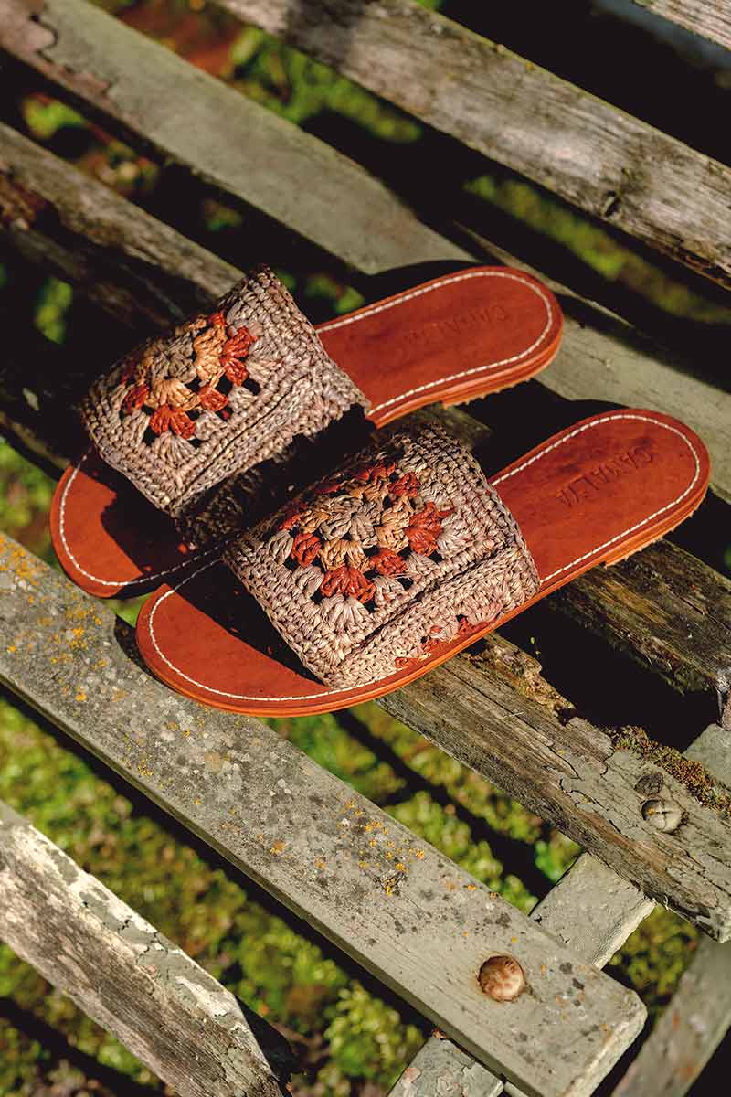 Moorea Raffia Sandals by Camalya